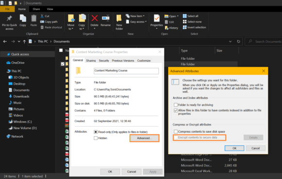 How To Lock Files & Folders In Windows 10